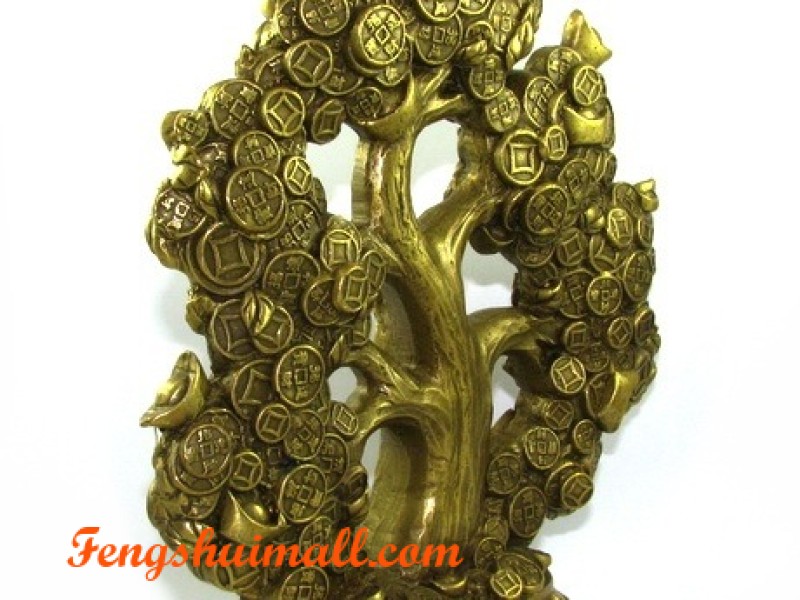 Brass Money Coin Tree