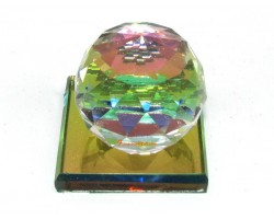 Rainbow Color Faceted Crystal Ball :: Feng Shui Product
